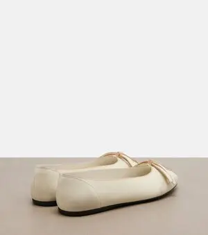 Prada Leather Ballet Flats