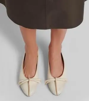 Prada Leather Ballet Flats