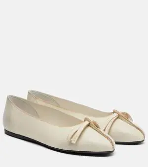 Prada Leather Ballet Flats