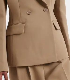 THE FRANKIE SHOP Doyer Double-breasted Blazer - Beige