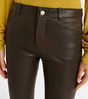 Stouls Dean 22 Leather Flared Trousers