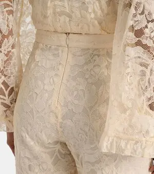 Zimmermann Carousel Lace Wide-leg Trousers