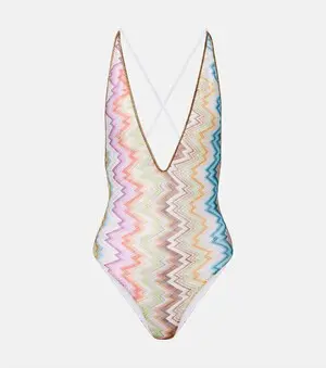Missoni Zigzag Print One-piece Swimsuit - Multicoloured