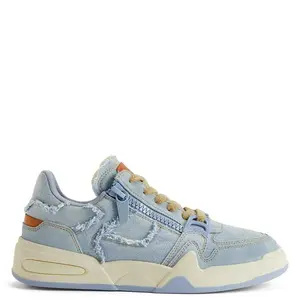 GIUSEPPE ZANOTTI Ghost Lace-up Low-top Sneakers - Light Blue