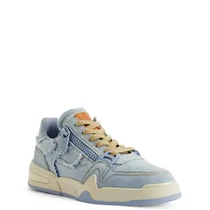 GIUSEPPE ZANOTTI Ghost Lace-up Low-top Sneakers - Light Blue