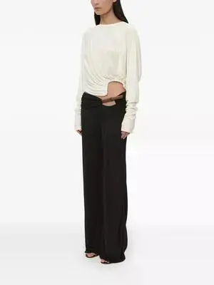 Christopher Esber Draped Detail Long Sleeve Top