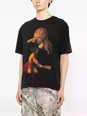 MELT Graphic-print Round Neck T-shirt