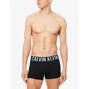 Calvin Klein Intense Power Pack Of Three Stretch-cotton Boxer Briefs - Multi