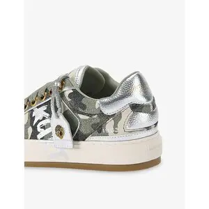 Kurt Geiger Southbank Camouflage Canvas Trainers