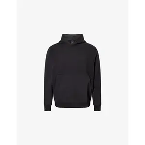 Lululemon Steady State Pullover Cotton-jersey Hoodie - Black