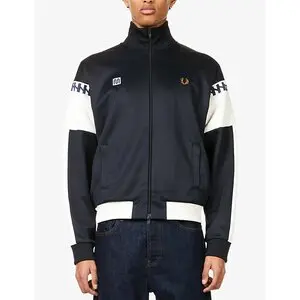 Fred Perry X Meyba Funnel-neck Jersey Track Jacket - Navy