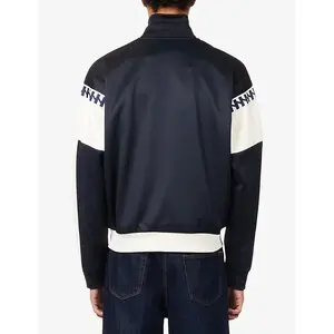 Fred Perry X Meyba Funnel-neck Jersey Track Jacket - Navy