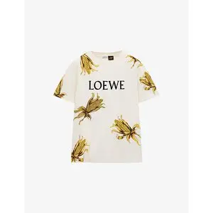 Loewe Round Neck T-shirts For Women