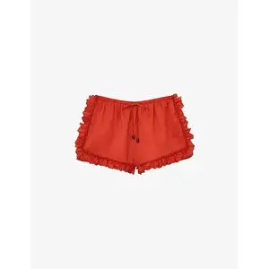 Reiss Frill Shorts For Women