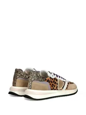 Philippe Model Tropez 2.1 Leopard Print Sneakers - Neutrals
