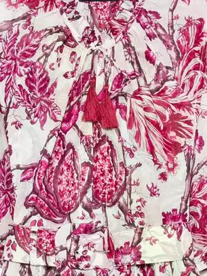 Samantha Sung Eva Floral-print Tiered Maxi Dress