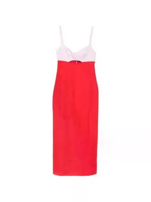 CALA DE LA CRUZ Nara Cut-out Midi Dress