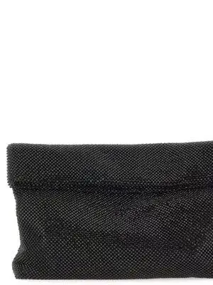 TWENTY FOURHAITCH Embellished Clutch - Black