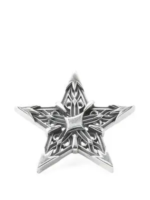 Emanuele Bicocchi Stella Star Brooch - Silver