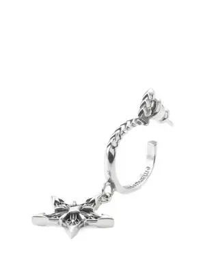 Emanuele Bicocchi Star Drop Earrings - Silver