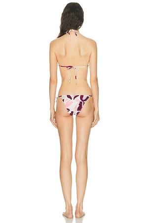 ADRIANA DEGREAS Bold Floral String Bikini Set