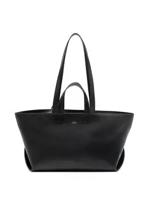 A.p.c. Le Drummer Leather Tote Bag - Black