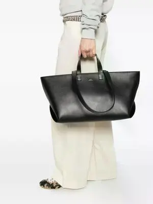 A.p.c. Le Drummer Leather Tote Bag - Black
