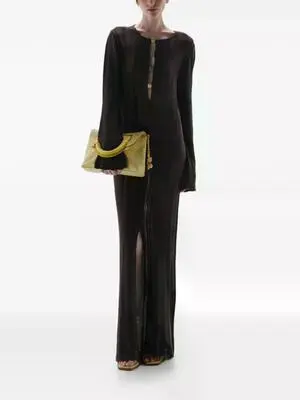 BAOBAB Mamu Resin-embellished Maxi Dress - Brown