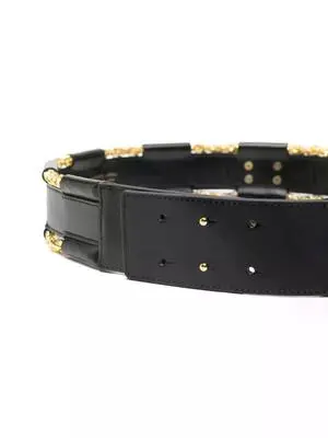 Elisabetta Franchi Chain-link Logo Plaque Belt
