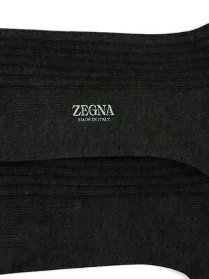Zegna Logo-print Mid-calf Socks