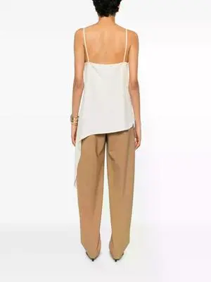 COVERT Asymmetric Hem V-neck Sleeveless Top