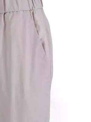 Antonelli Firenze Elasticated Turn-up Trousers - Neutrals