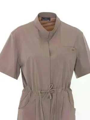 Herno Short Sleeve Drawstring Waist Jumpsuit