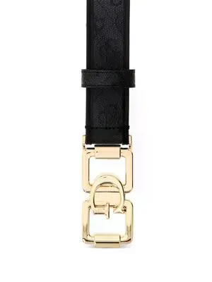 Guess Karnilla 4g Logo Buckle Belt - Black