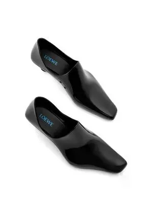 Loewe Emily Square-toe Kitten Heel Pumps