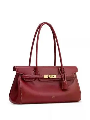 Jw Pei Yara Contrast-stitch Shoulder Bag - Red