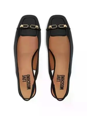 Moschino Slingback Pumps With Buckle Detail