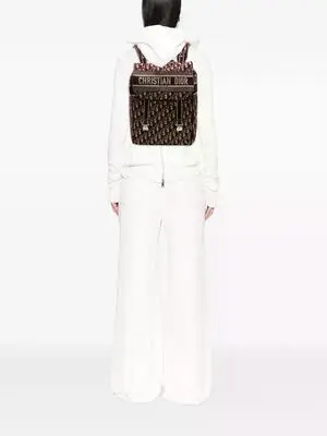 Dior Oblique Embroidered Canvas Diorcamp Backpack