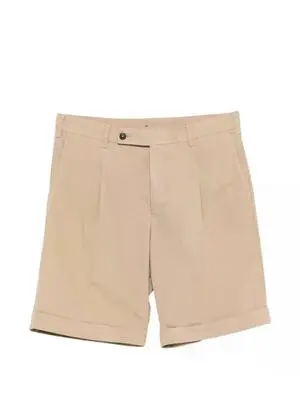 BERWICH Tailored Pleated Shorts - Neutrals