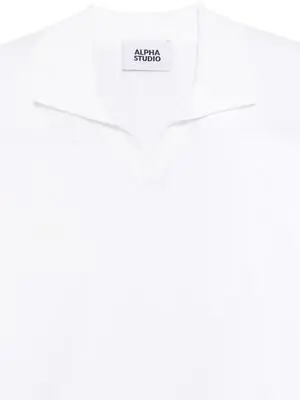 Alpha Studio Polo Shirt - White