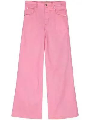 Marni High-rise Wide-leg Jeans - Pink