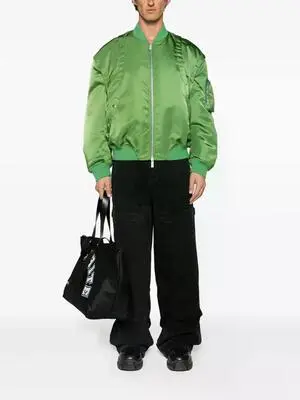 Off-White Detachable Sleeves Bomber Jacket