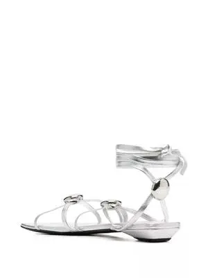 Bruno Frisoni Calf Leather Square-toe Strappy Sandals