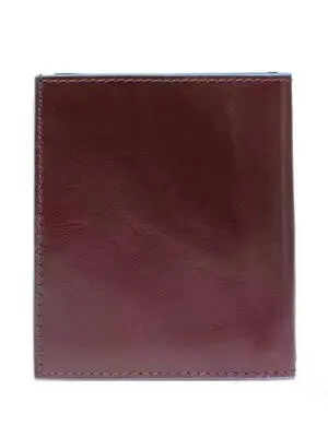 PIQUADRO Logo-plaque Leather Cardholder
