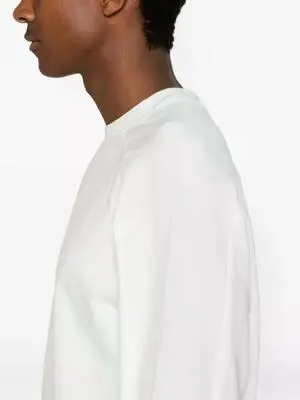 ENTIRE STUDIOS Crew Neck Long Sleeve Sweatshirt - White