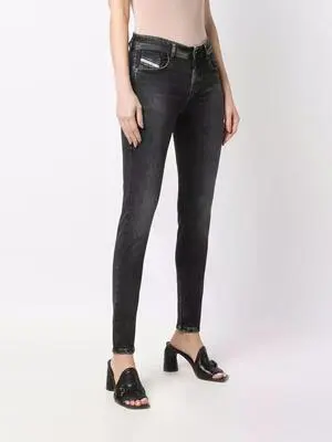DIESEL® Slandy Skinny-leg Jeans - Black