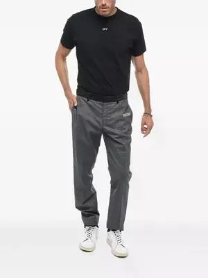 Off-White Logo-detail Glitter Trousers