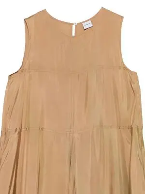 Aspesi Sleeveless Tiered Maxi Dress
