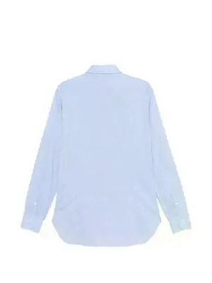 BARBA NAPOLI Spread-collar Button-up Shirt