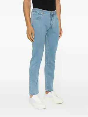 Incotex Stonewashed Slim Cut Jeans - Blue